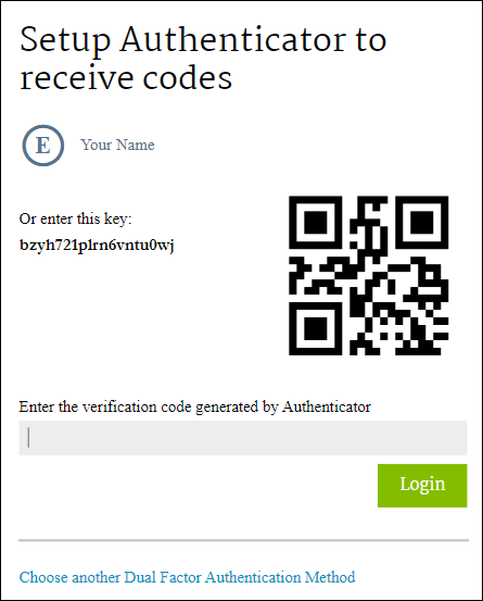 Configuring DFA to Log in With Google Authenticator