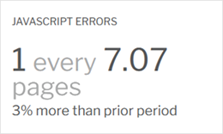 Violations and JavaScript Errors Dashboard